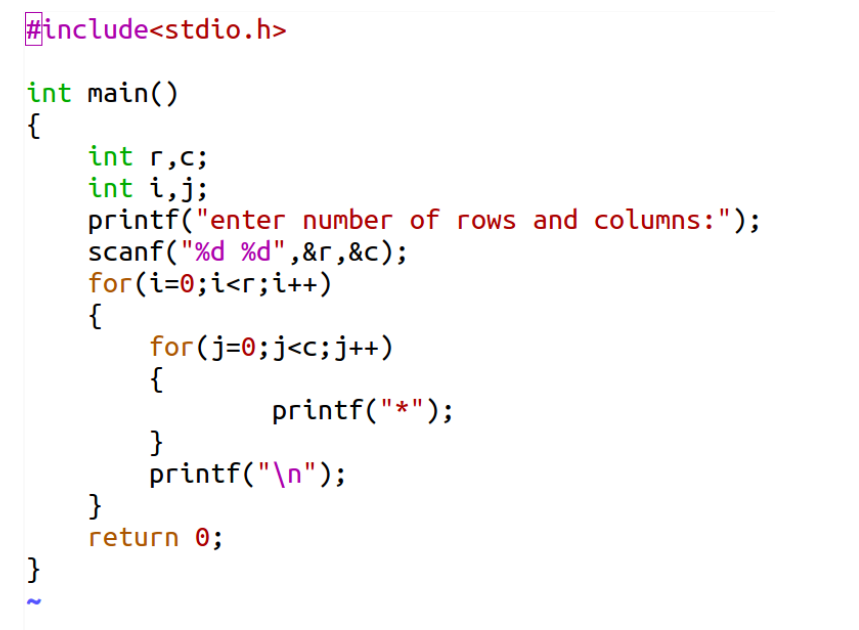 Solid and hollow rectangle star pattern ~ College Term Work Blog
