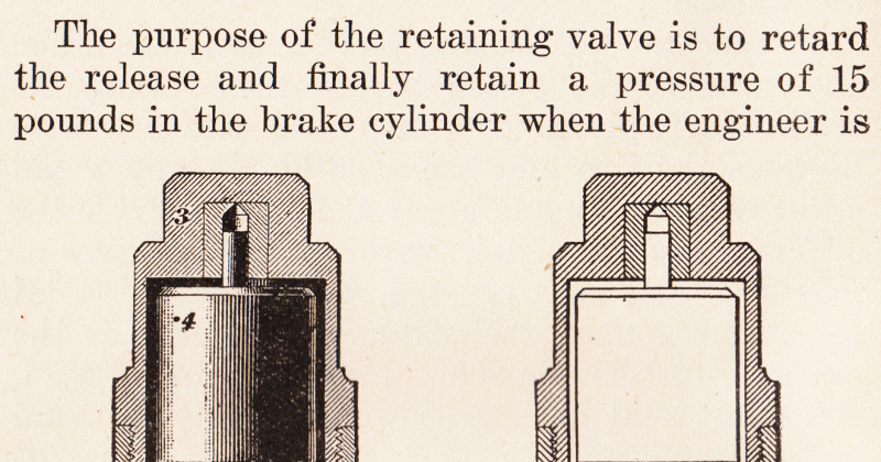 Rolly Martin Country: Air Brake Retainer Valve c1900