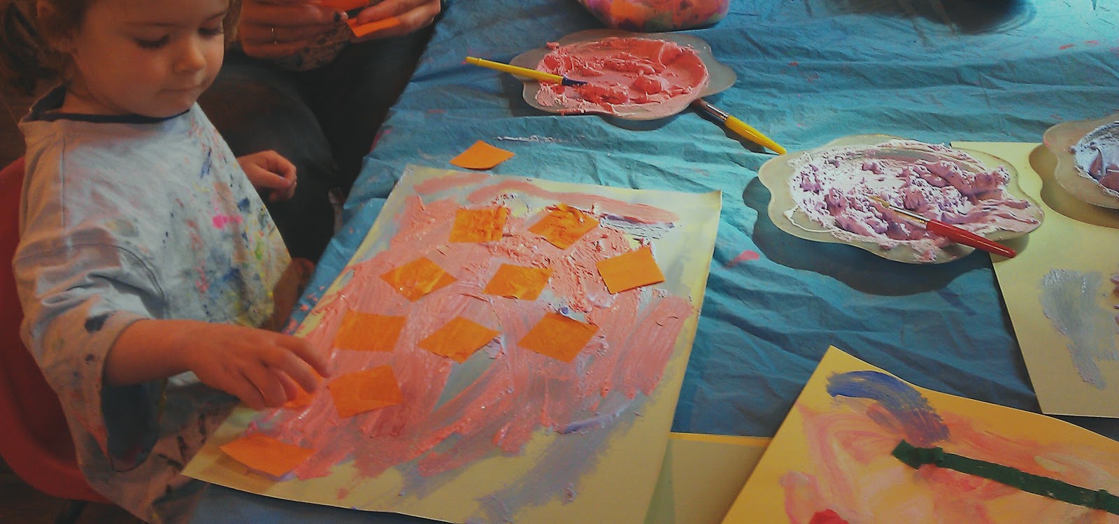 ARTventurers - art and crafts for kids: Shaving foam puffy paint!