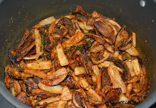 Veggie Platter: Vangi Bhath