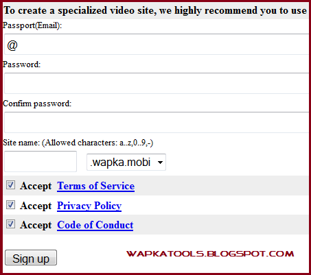 How to Create a Wapsite With Wapka? ~ WapkaTools