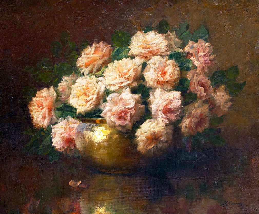 Julien Stappers | Still life with Flowers painter | Tutt'Art@ | Pittura ...