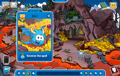 S8s1 Club Penguin Cheats: Potion of Blue Puffle Dragon