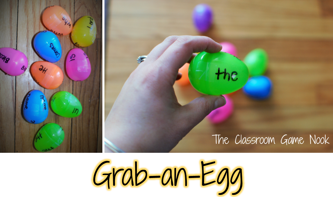 The Classroom Game Nook: "Grab-an-Egg!" {Fun Review Game}