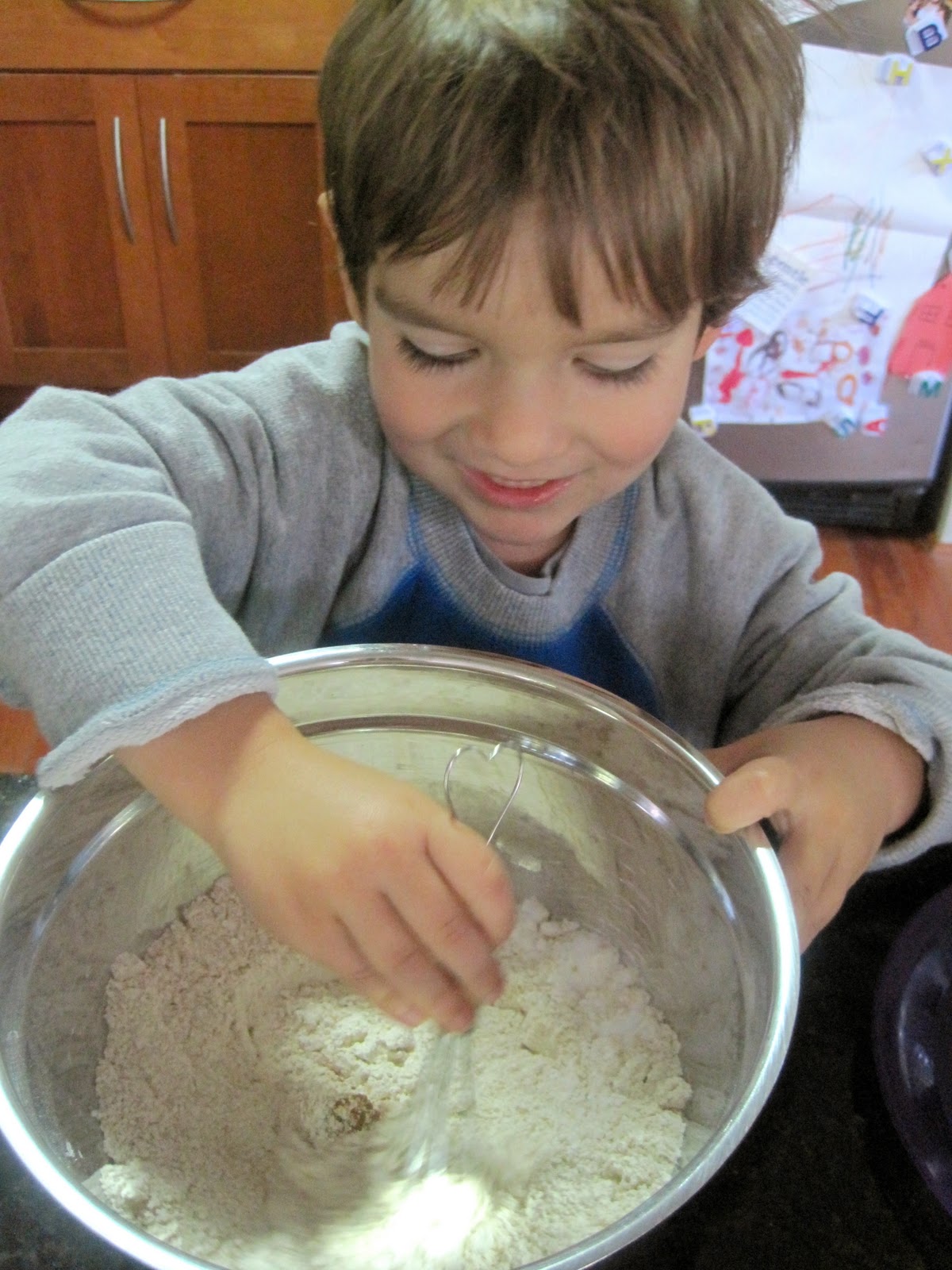 Pumpkin Pancakes (aka Lessons Learned from Cooking with my Toddler)