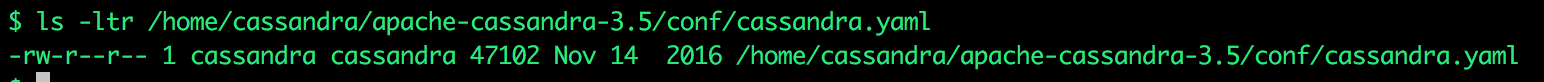 ALL About Cassandra: Configuring Cassandra