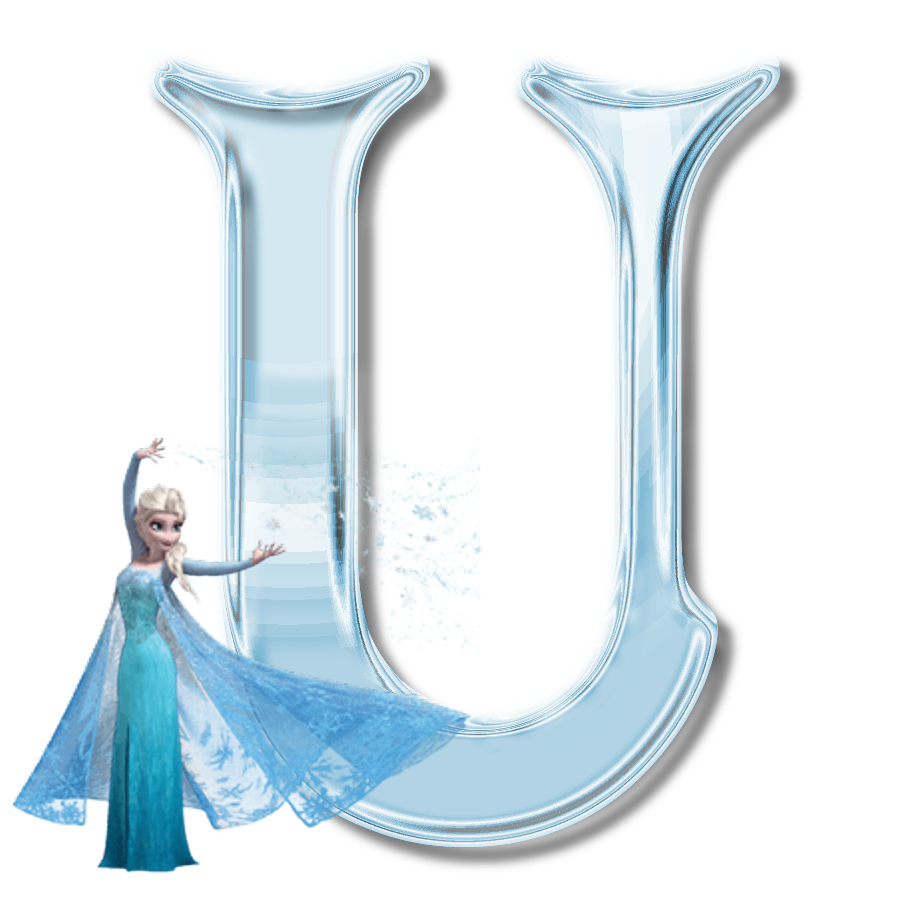 Alfabeto de Elsa de Frozen Congelando las Letras. - Oh my Alfabetos!
