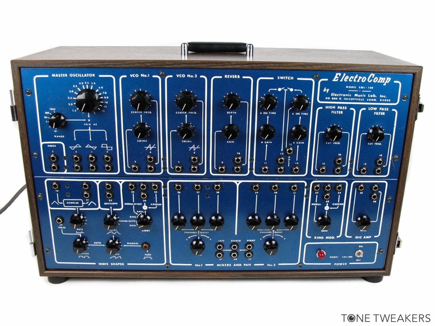 MATRIXSYNTH: ELECTROCOMP EML-200 Rare Vintage Modular Synthesizer