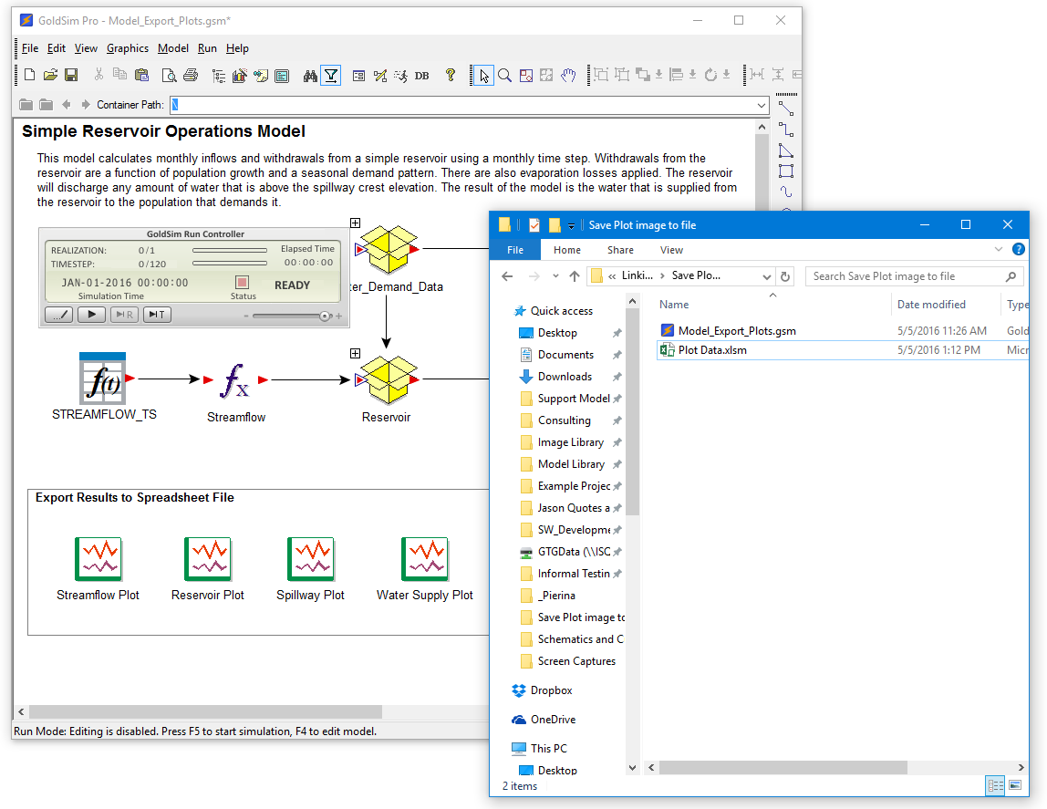 GoldSim Blog: Automatically Export GoldSim Plots as Image Files