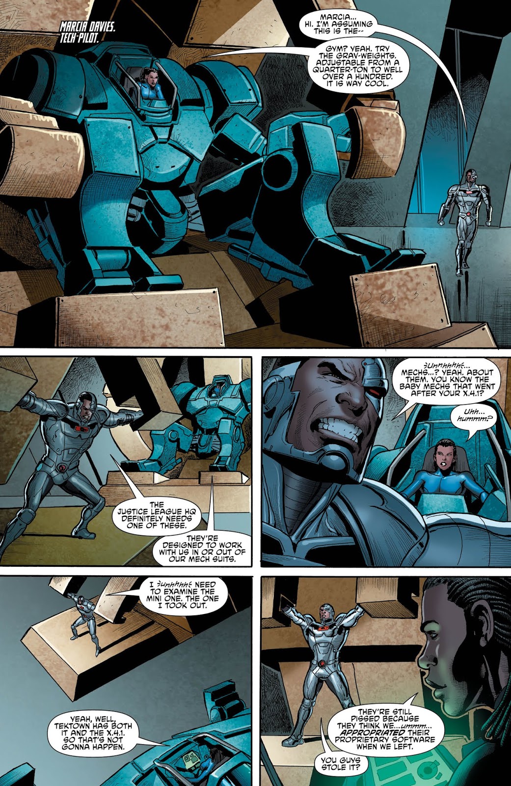 Weird Science DC Comics: PREVIEW: Cyborg #23