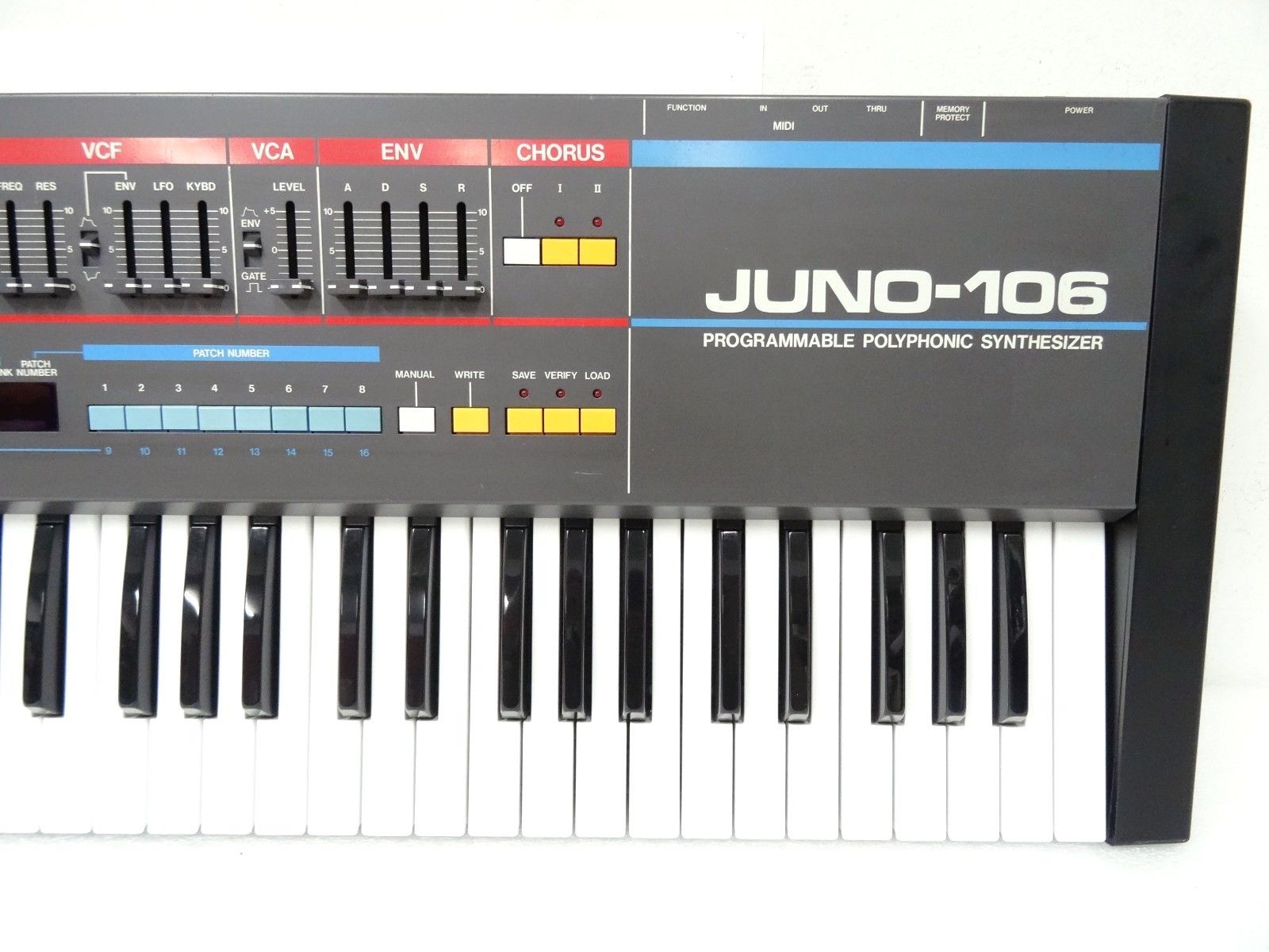 MATRIXSYNTH: ROLAND Juno-106 Vintage Analog Synth w/ Hard Case SN 454216