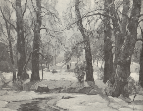 Stapleton Kearns: Variety of shapes in a John Carlson painting