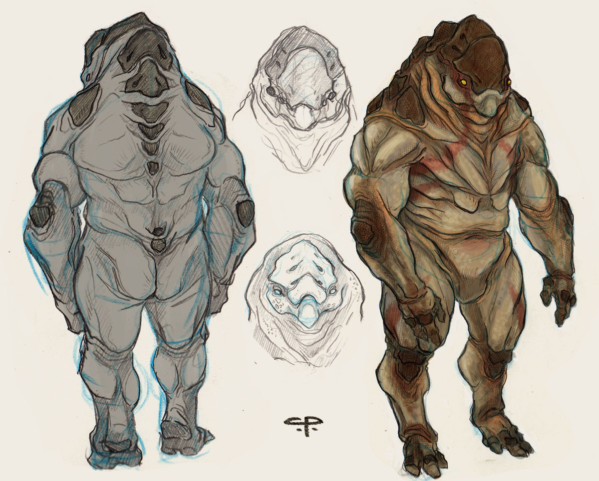 Krogan Concept Art
