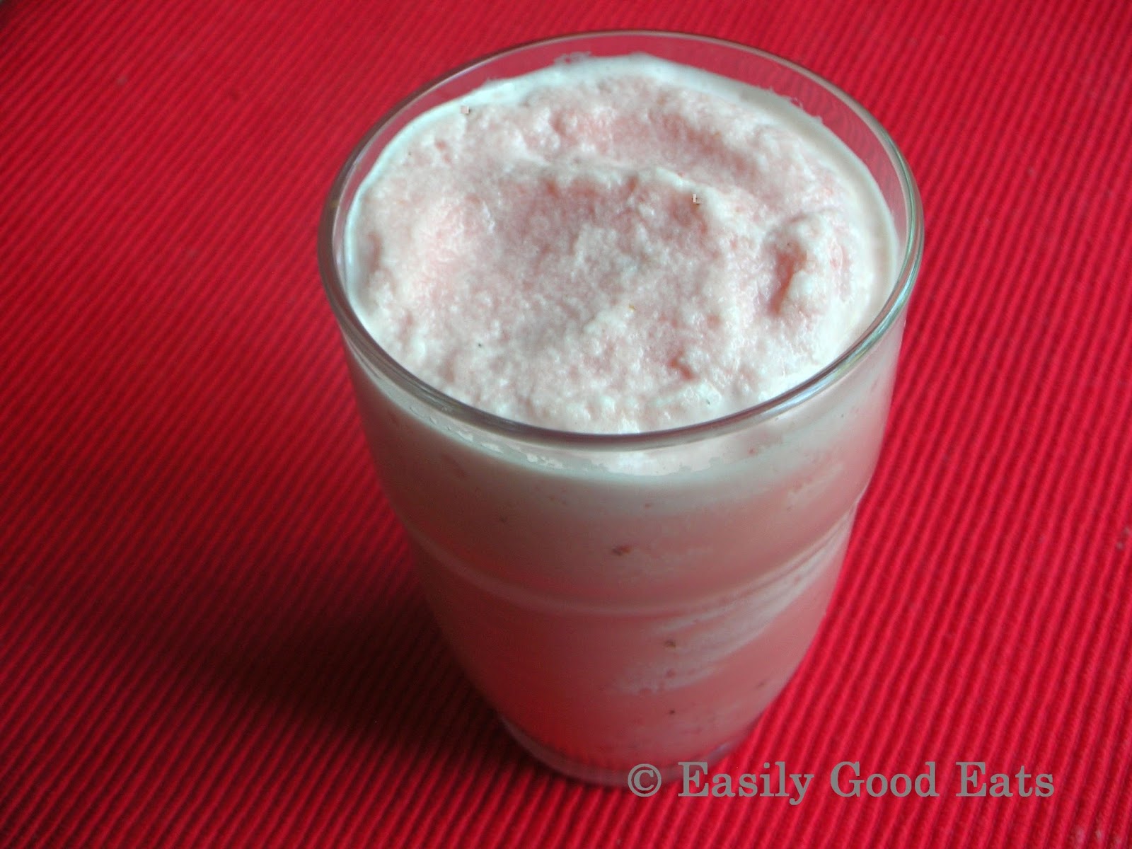 Easily Good Eats: Watermelon Milkshake Recipe