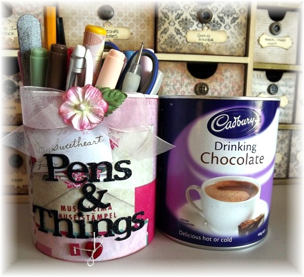 My Creative Scrapbook: Recyling Containers with Sandie Edwards