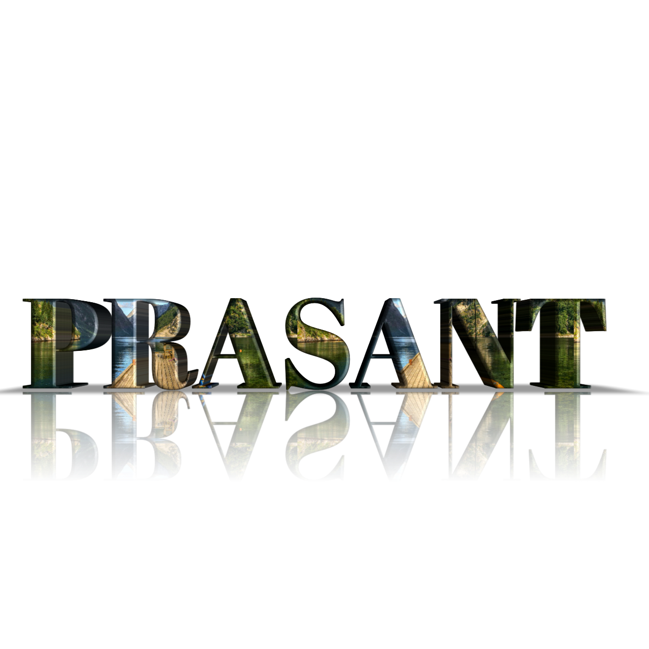 Prasant 3d name PNG image