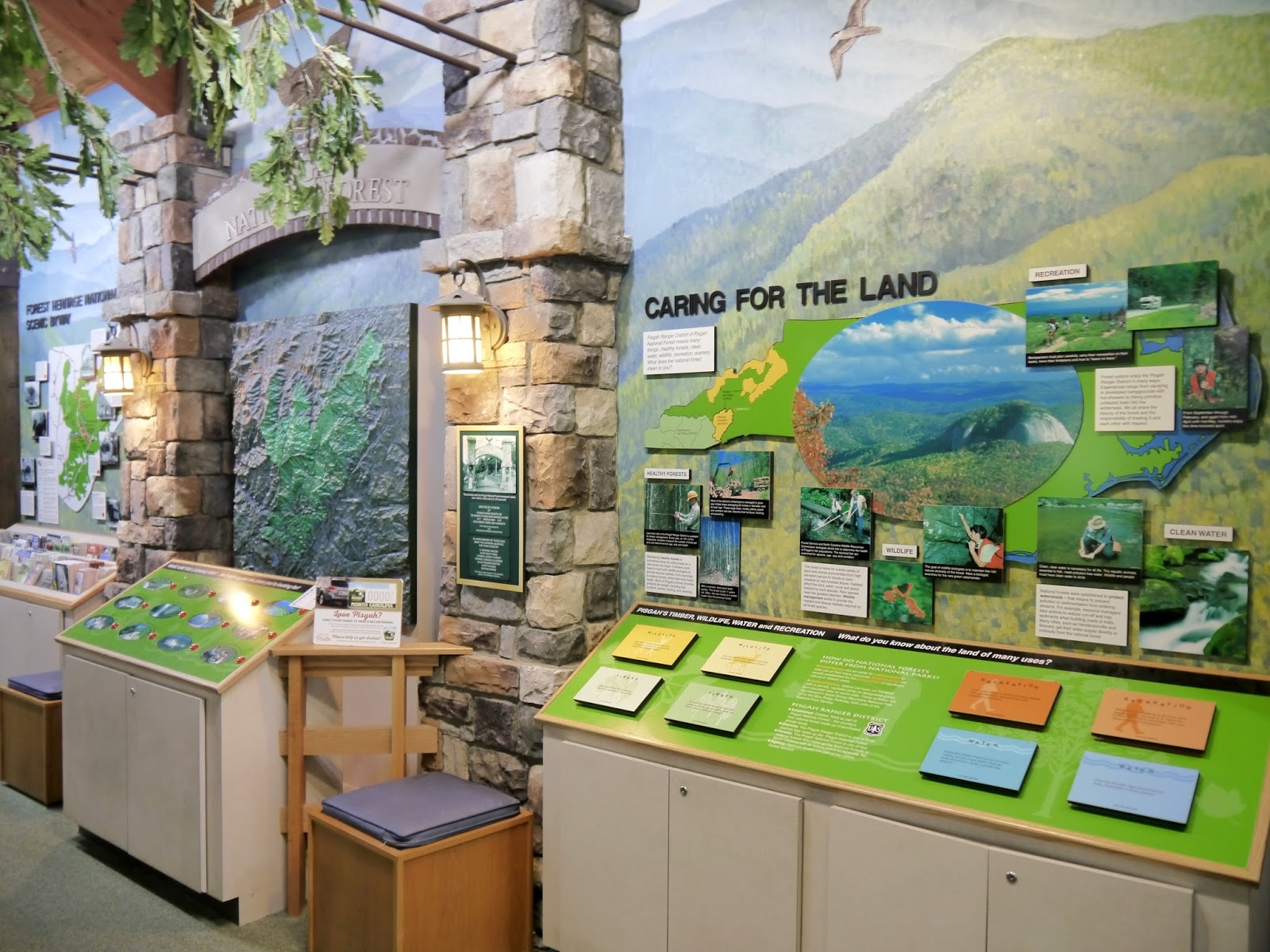 American Travel Journal: Visitor Center - Pisgah Ranger Station ...