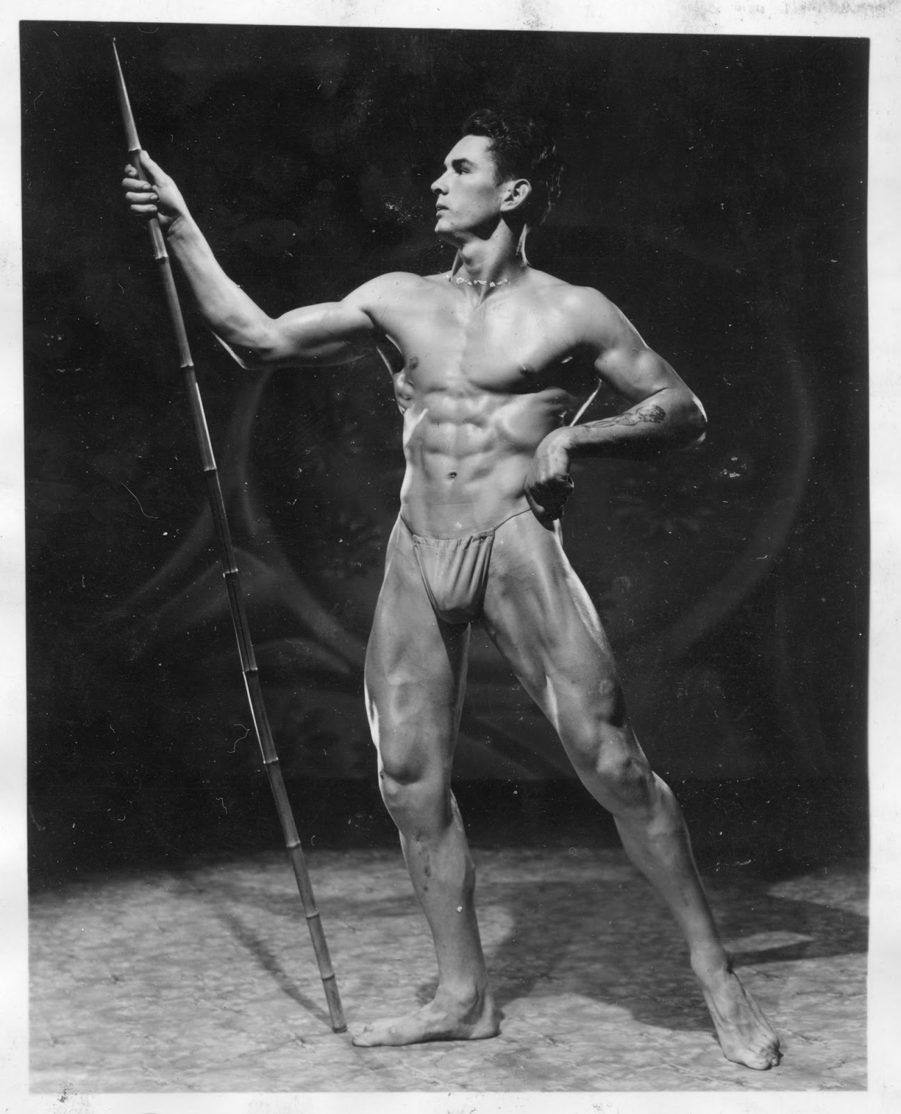 Male Models Vintage Beefcake: Leonard Chambers Photographed by the Athletic Model Guild