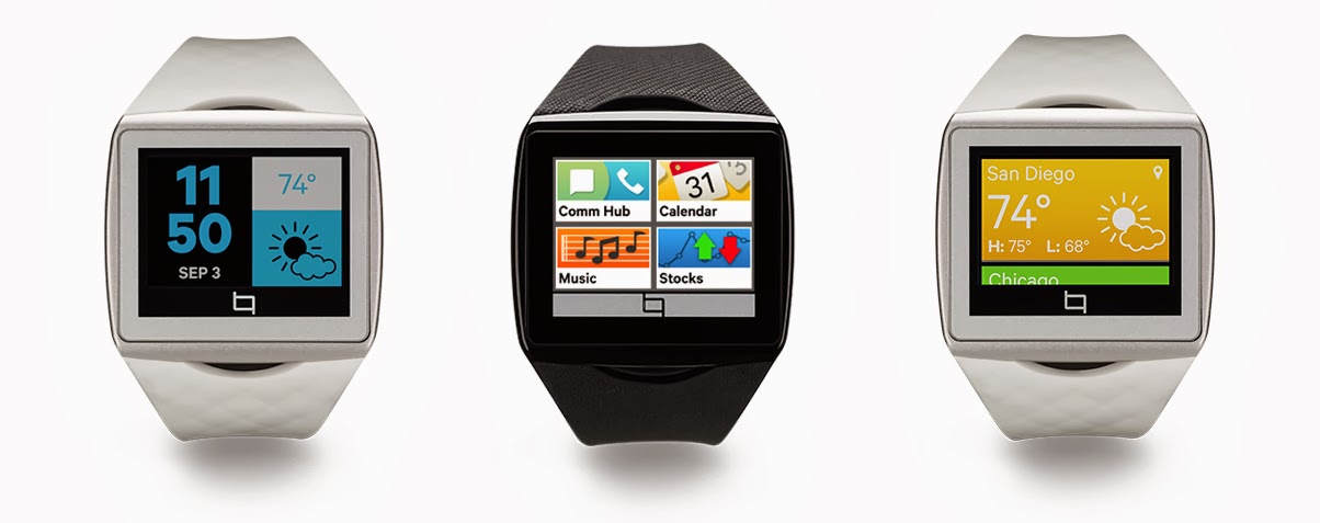 Astronomy & gadgets: The newly announced Qualcomm Toq smartwatch.