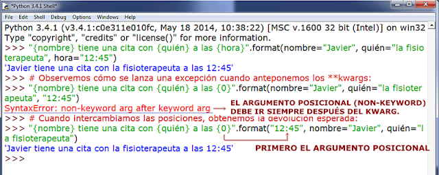 APRENDER A PROGRAMAR CON PYTHON: T2. EL MÉTODO STR.FORMAT(*ARGS, **KWARGS) Y LA FUNCIÓN FORMAT ...