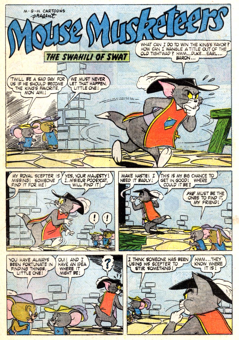 Four-Color Shadows: Mouse Musketeers-Lynn Karp-1959