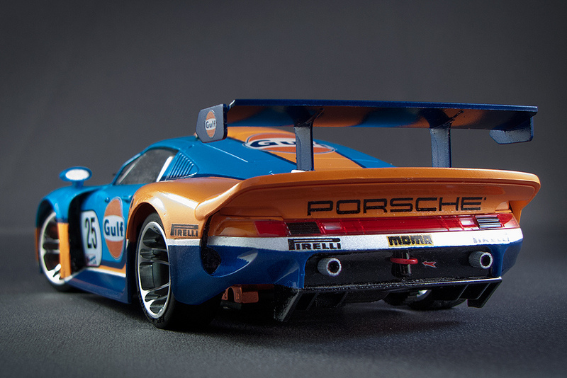 KYOSHOSAN: Custom Painted Mini-Z Gulf Porsche GT1
