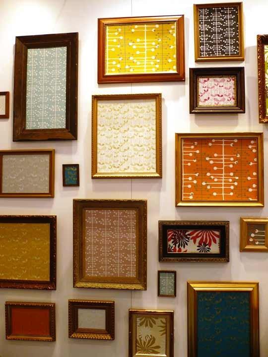 Designs by Kimberly Francom and Associates: Framed Wallpaper as ...
