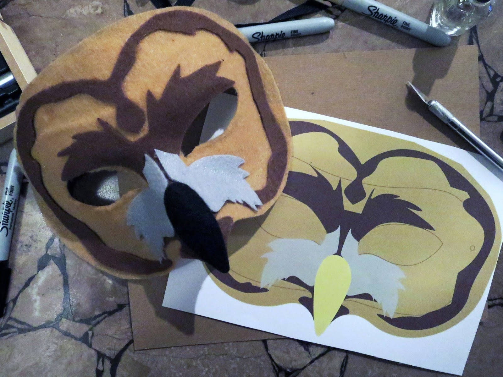 Wedding Felt Animal Masks