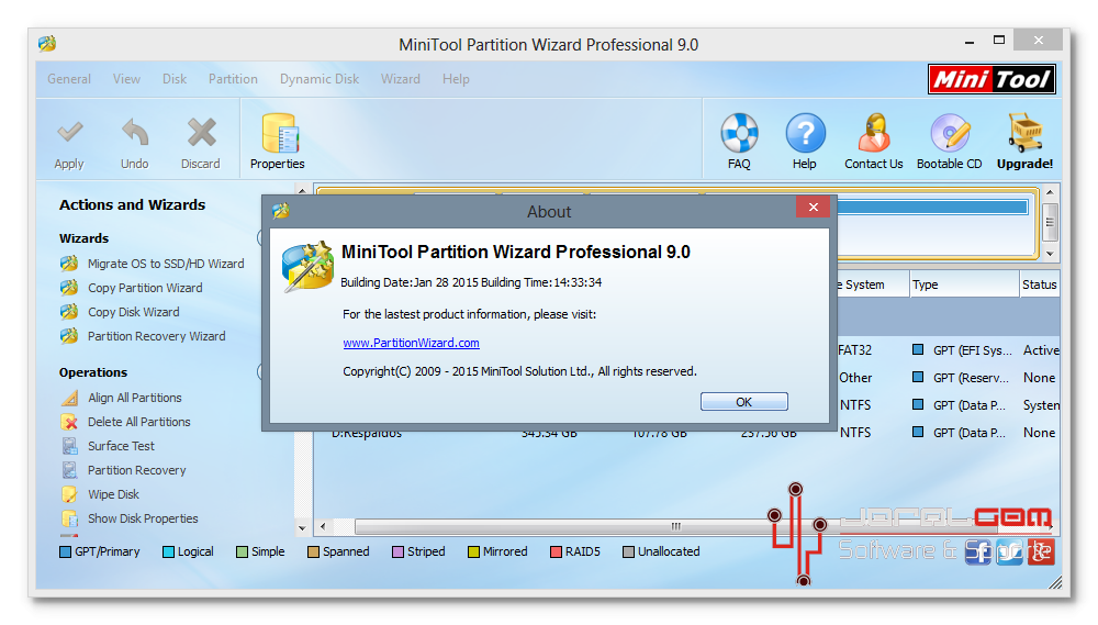 Minitool partition wizard old version - lohaus
