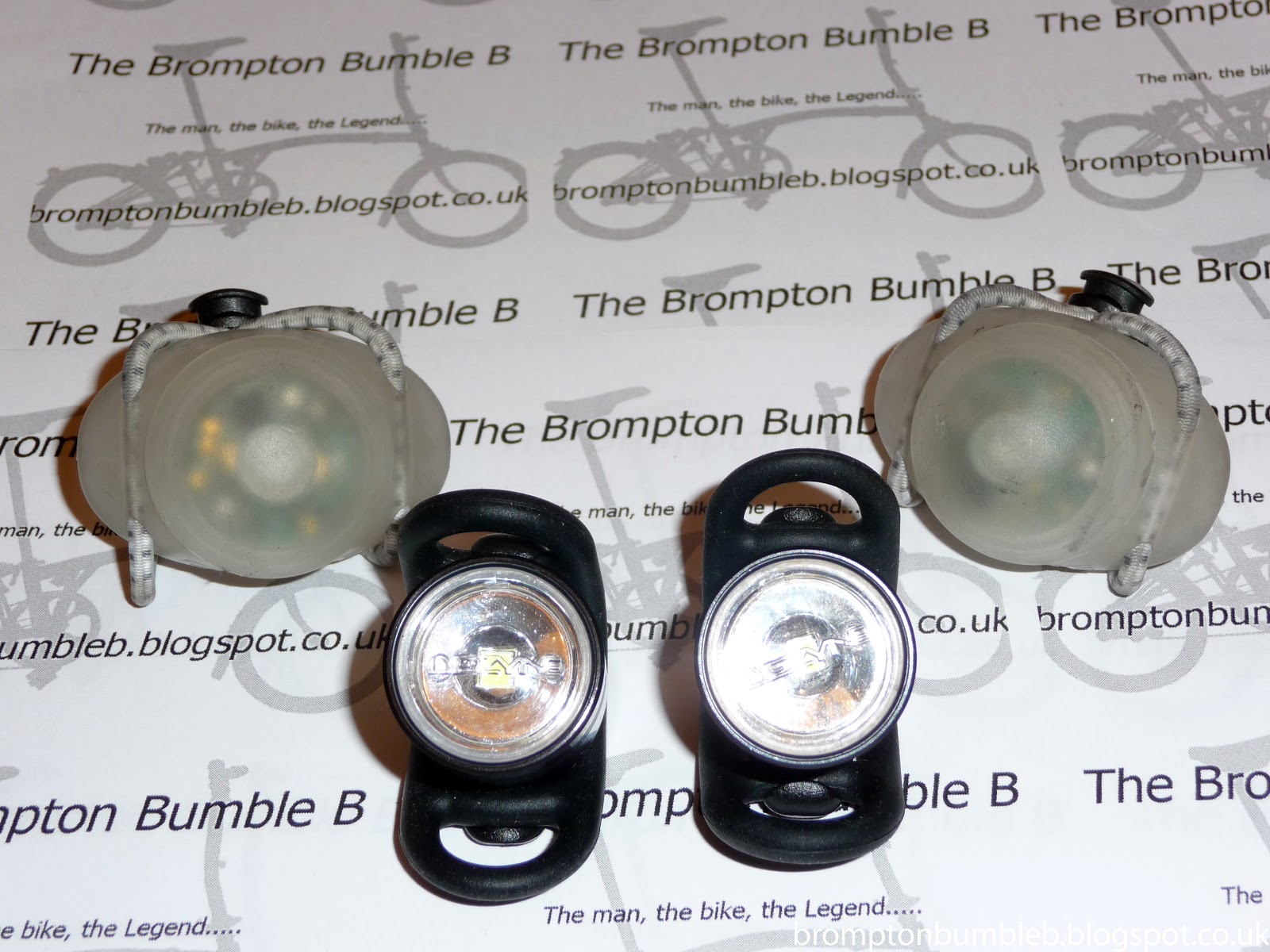 The Legend of the Brompton Bumble B: Review: Lezyne Front LED Lights