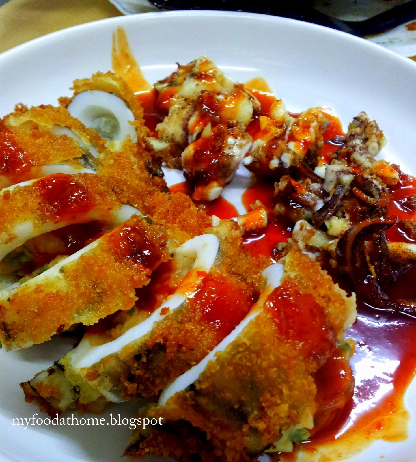 Ojingeo sundae...squid stuffed with spices