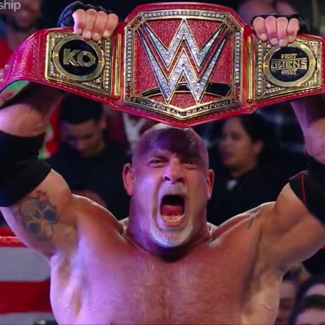 Goldberg Crowned WWE Universal Champion (Photos, Video)