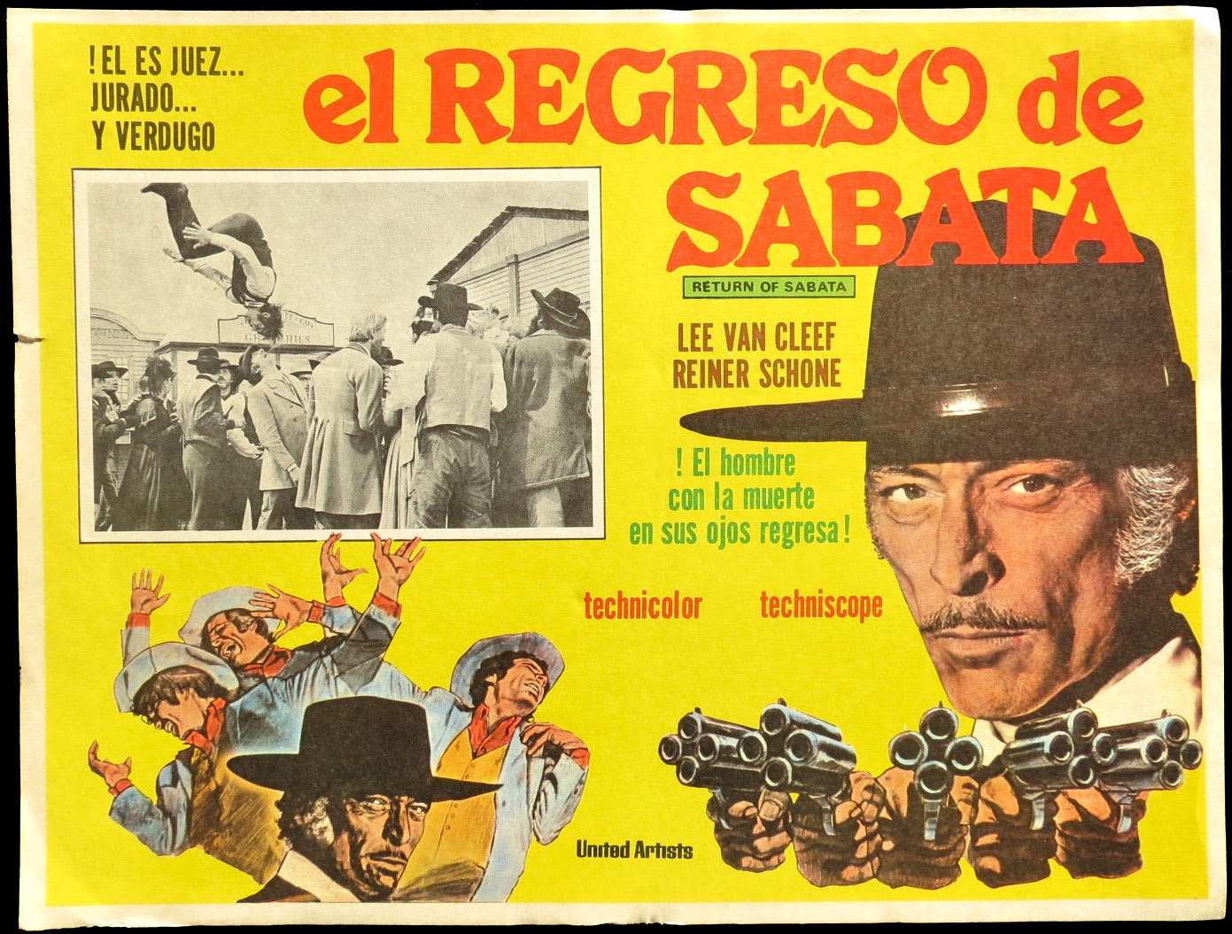 TheBad.net - The Lee Van Cleef Blog: Return of Sabata - Mexican Lobby Cards