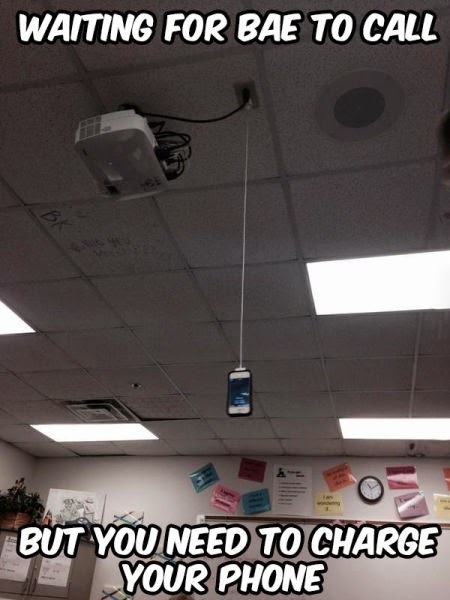 Waiting for bae to call, but you need to charge your phone