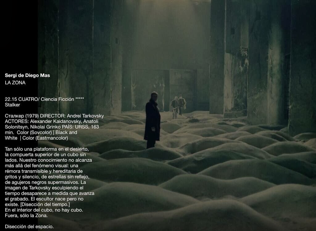 Interferencia sónica: La Zona, un poema sobre 'Stalker' de Andréi Tarkovski