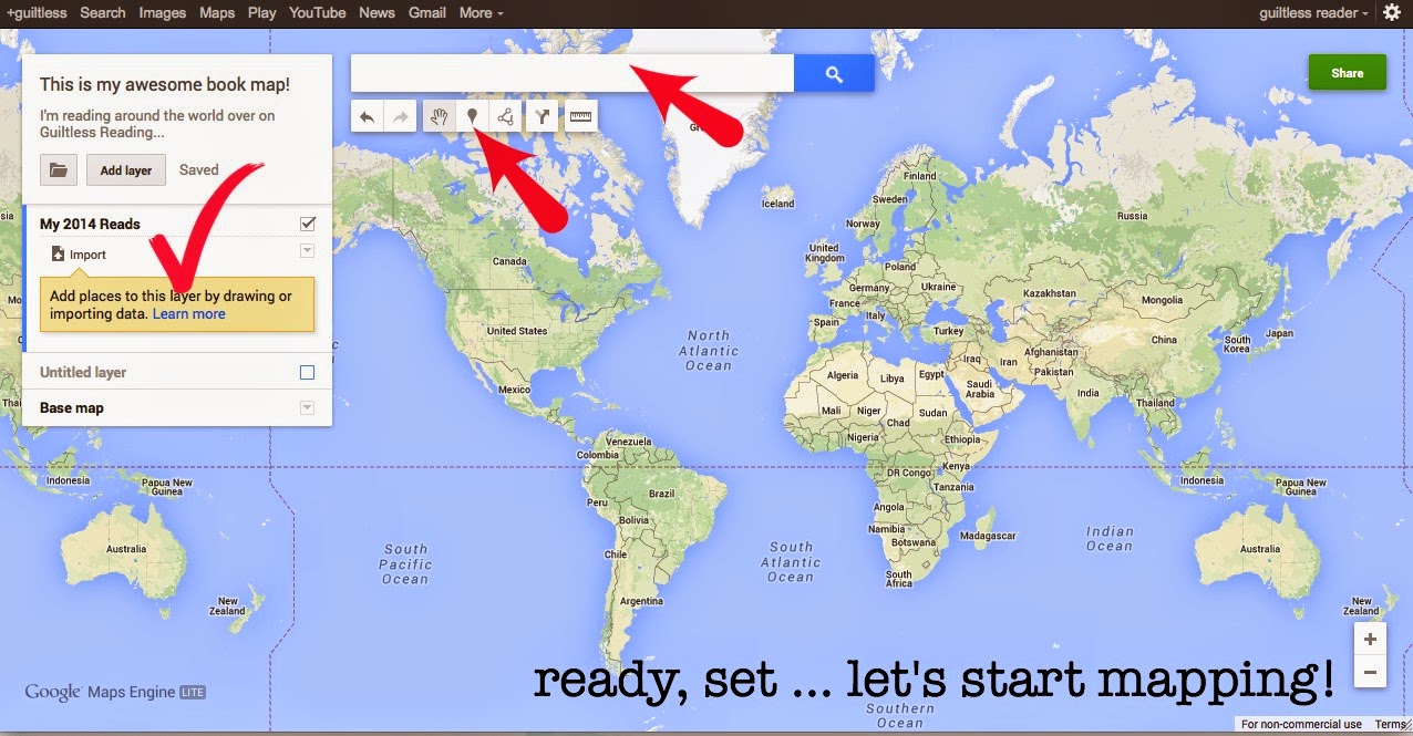 Mini-Challenge: Make your own Book Map! Travel the World in Books ...