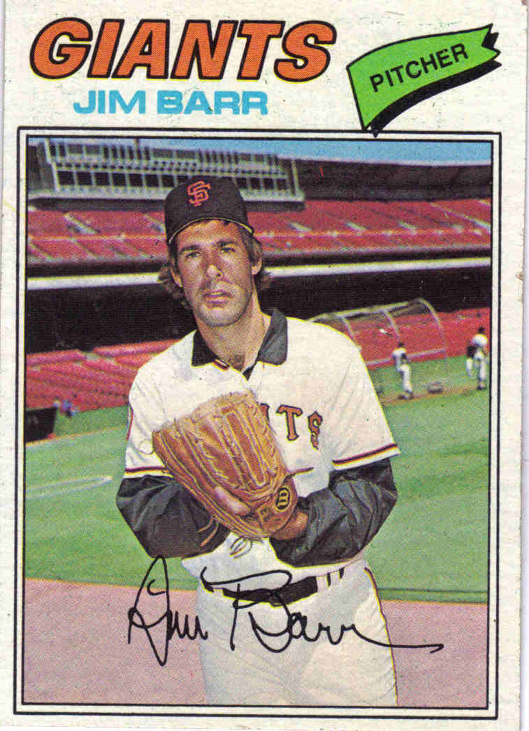 Baseball 1977: 1977 Topps Baseball #609 - Jim Barr