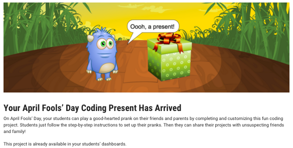 The Library Voice: An April Fools' Day Coding Present From Our Friends ...