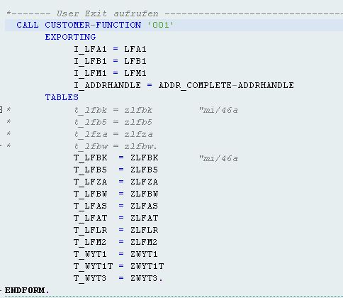 SAP ABAP 4 Tutorial: Function Exit or Customer Exit