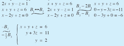 Penyelesaian Sistem Persamaan Linear dengan Matriks | Contoh dan ...