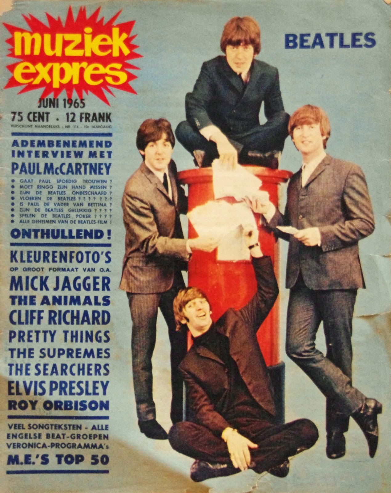 SIXTIES BEAT: Muziek Express ( Juine 1965 ) - The Beatles