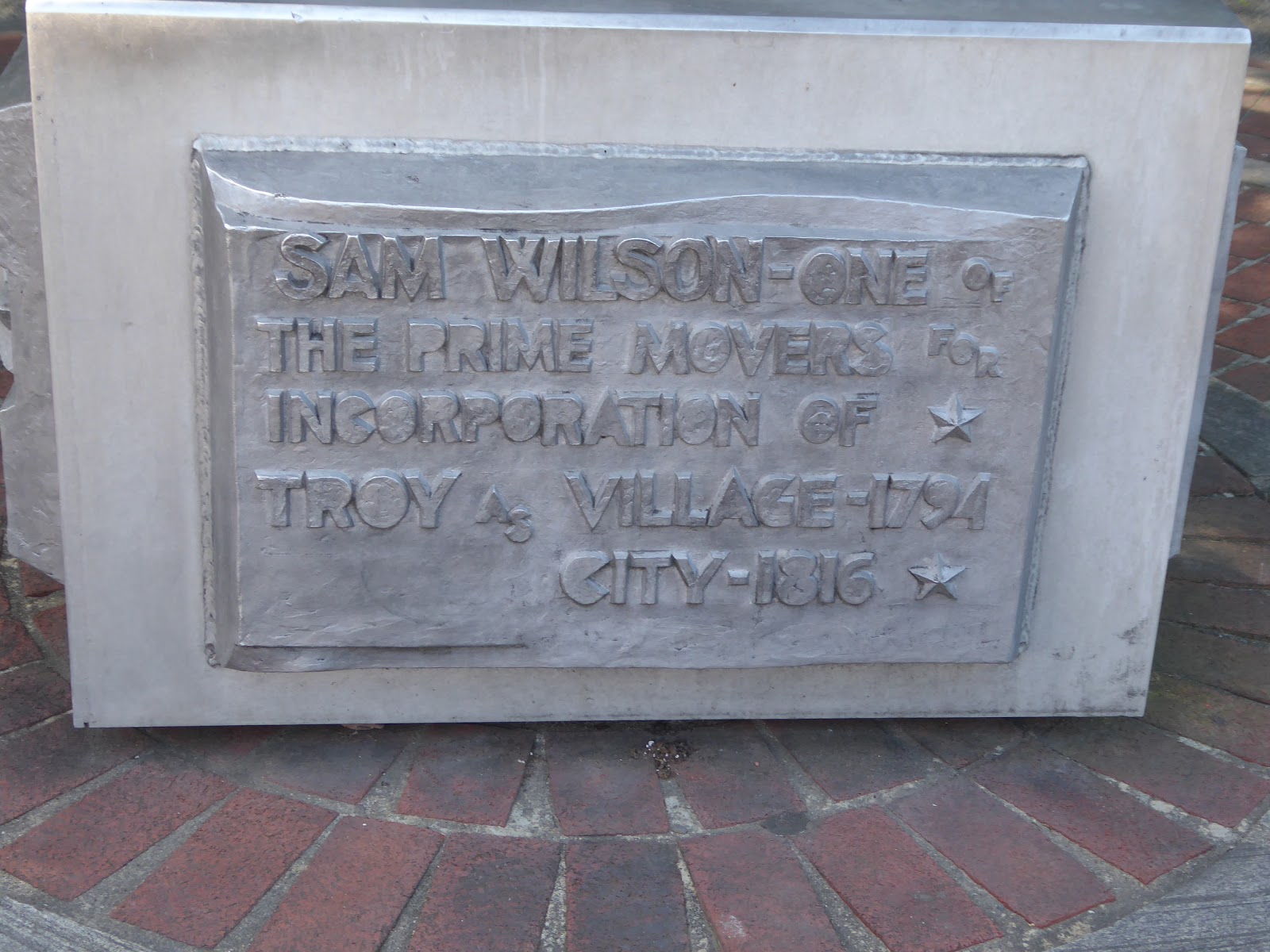 Photo-ops: Statue of Historic Figure: Samuel Wilson a.k.a. Uncle Sam ...