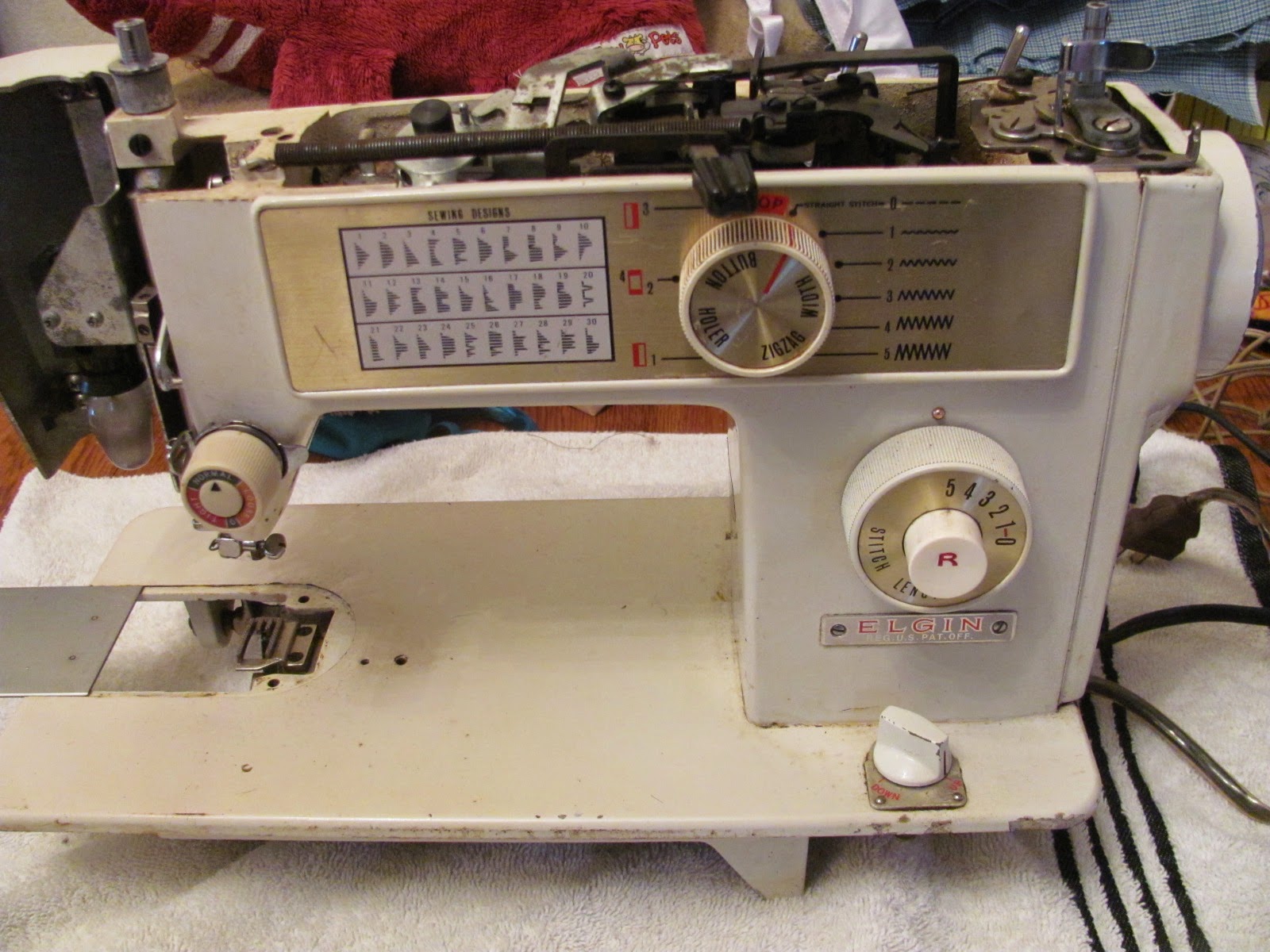 My Sewing Machine Projects : Elgin S-1145 Sewing Machine National ...