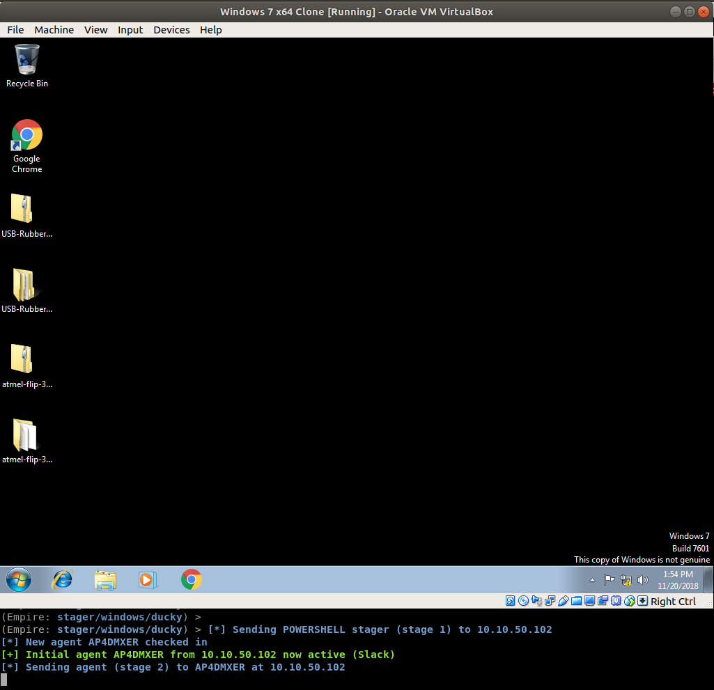 Geoda Gaining A Foodhold The Rubber Ducky And Powershell Empire