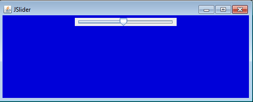 Java programs: JSlider