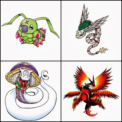 [Linhas Evolutivas] Wormmon Line Sandiramon (Deva) ~ MEU×DIGIMON