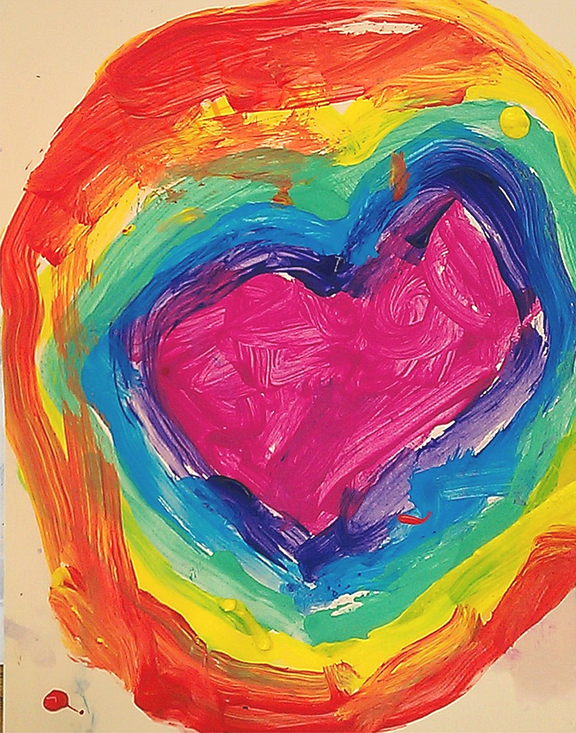 The David Lubin Art Studio: Color heart/color wheel