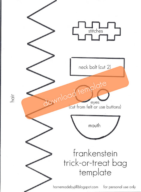 Bolsas de Frankenstein para regalos. - Ideas y material gratis para ...