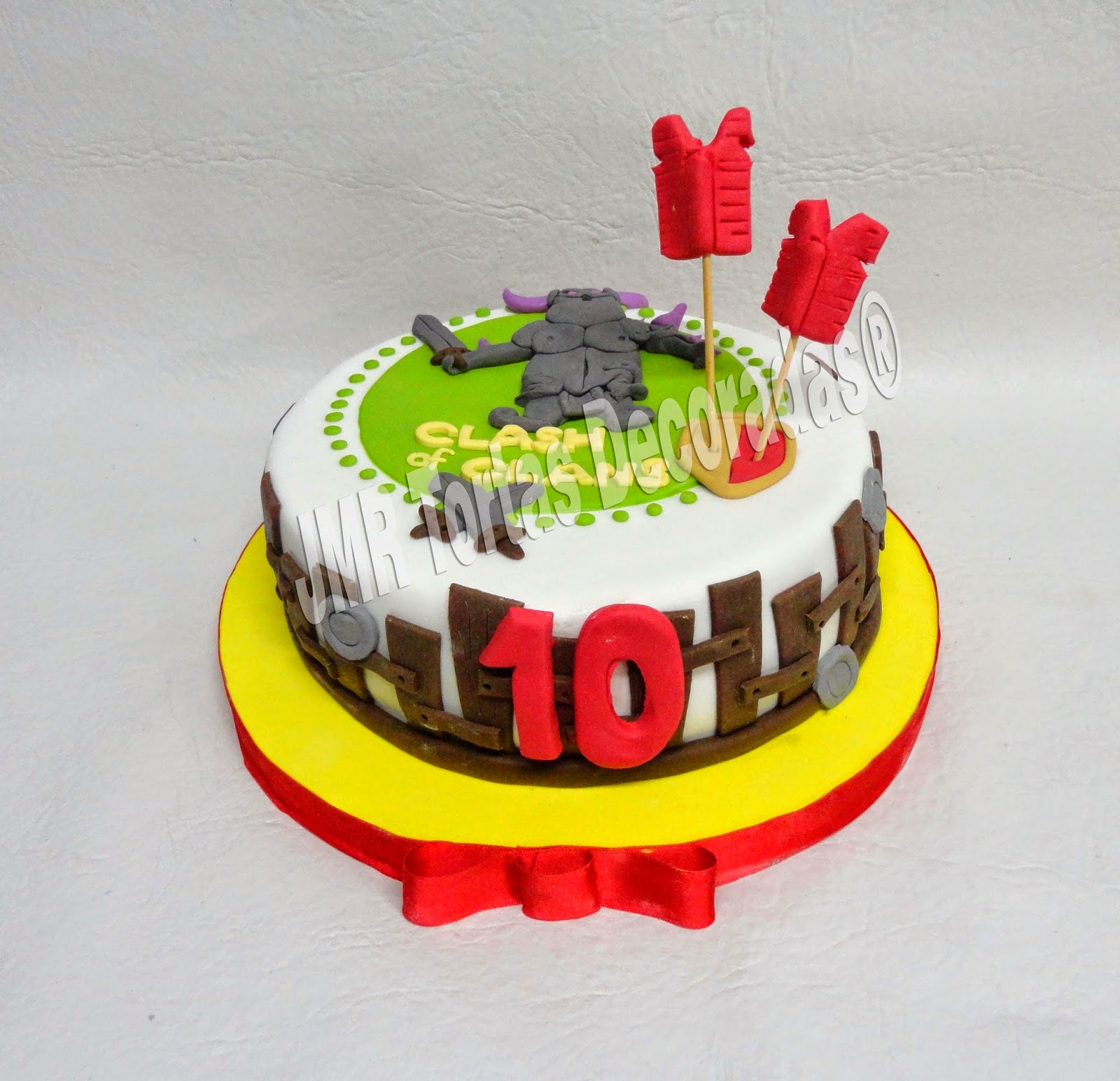 Torta Clash of Clans | JMR Tortas Decoradas