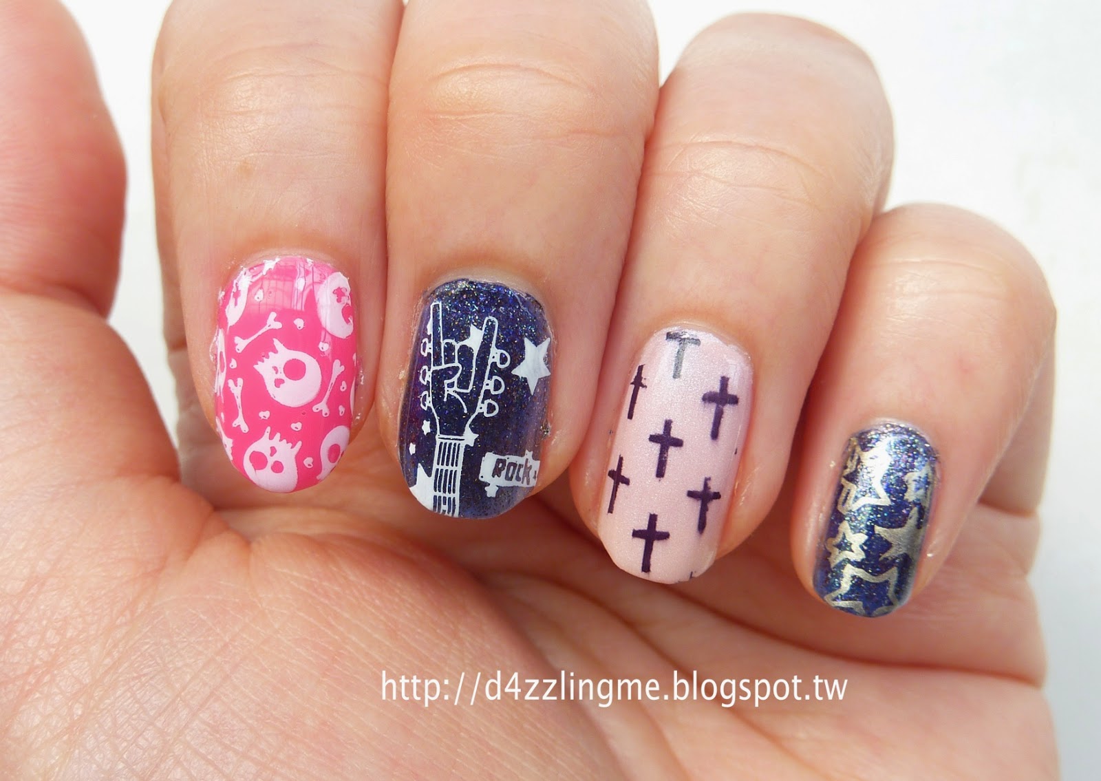 D4zzling Me: Rocker Nails